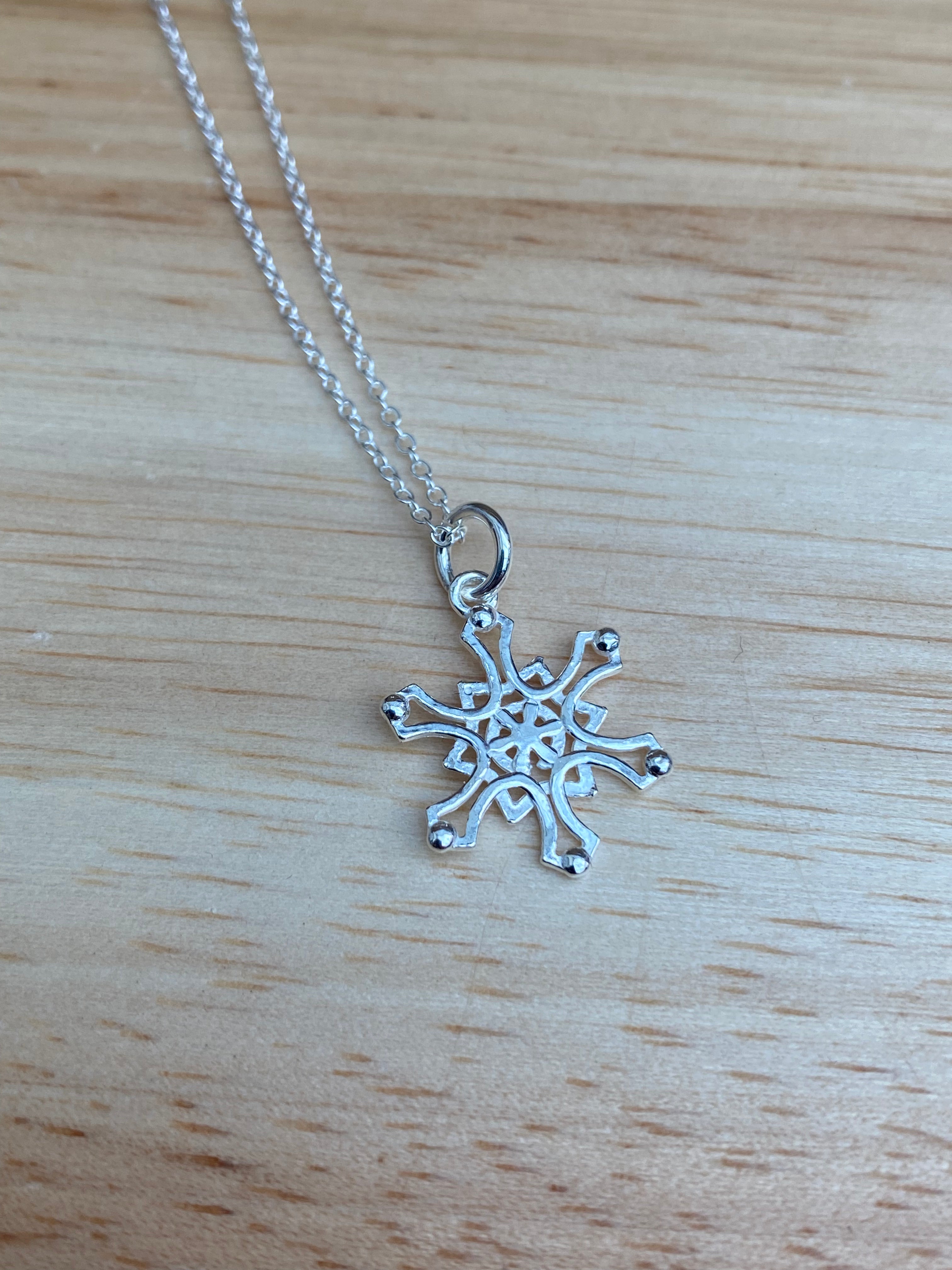Fancy Snowflake Necklace – Jewellery by Dancey's Designs